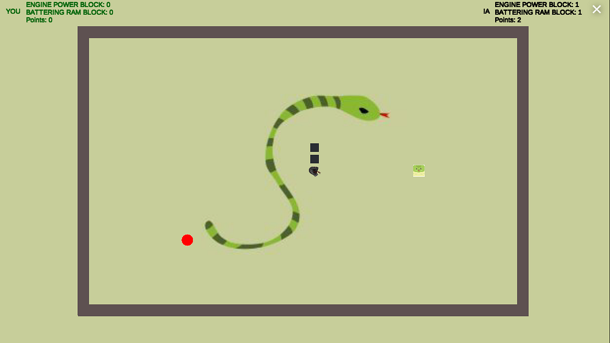 SNAKE ATTACK — Playing Snake Game VS Deep Reinforcement Learning and ...