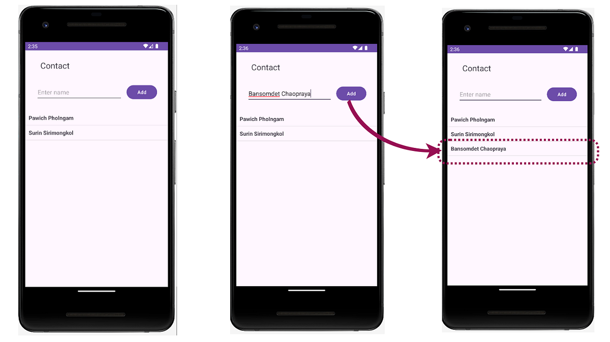 Kotlin : การใช้งาน ListView - Pawich Pholngam - Medium