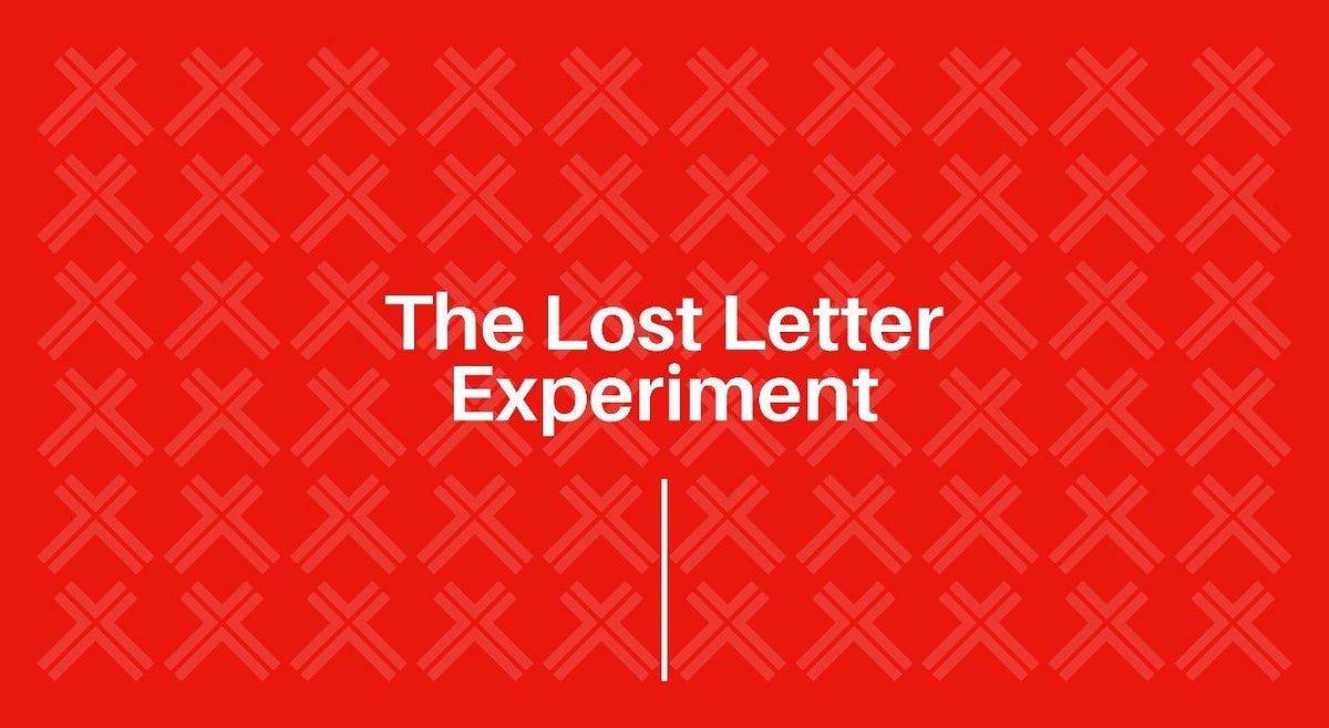 The Lost Letter Experiment| Stanley Milgram. | by The Amea Archives ...