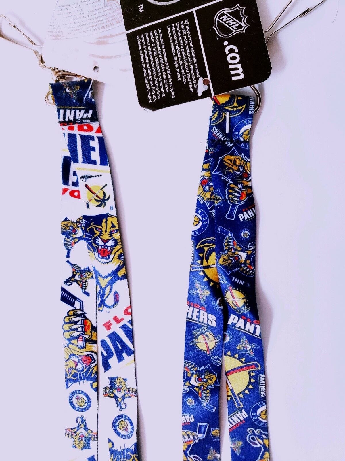 Sale*** Playoff Florida Panthers NHL Lanyard Double Sided With Clip And Multi Logos New Great ...
