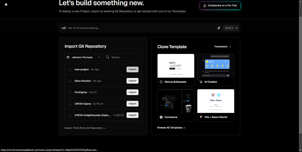How to Deploy a Node.js Project to Vercel (And Fix Common Issues!) | by Jakkarin Promsee | Medium