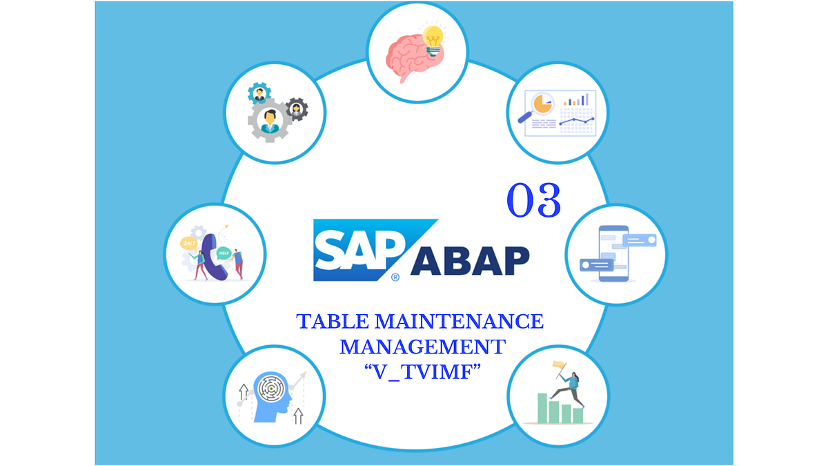 TABLE MAINTENANCE MANAGEMENT|“V_TVIMF” | by Abdullah Dundar | Medium
