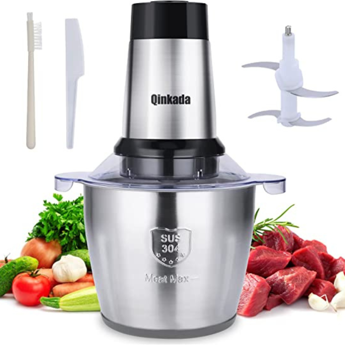 Powerful 500W Electric Meat Grinder Effortlessly Chop and Grind Meat ...