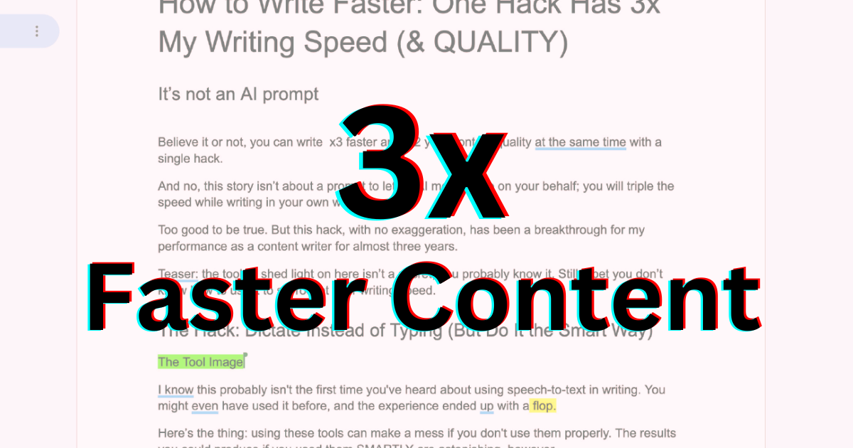 3x Your Writing Speed (& QUALITY) With This One Hack|How to Write Faster | by Ibrahim Sabry ...