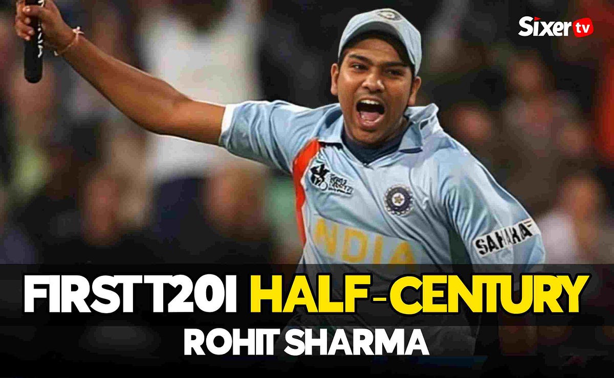Has Rohit Sharma Achieved His Maiden T20 International Half-Century ...