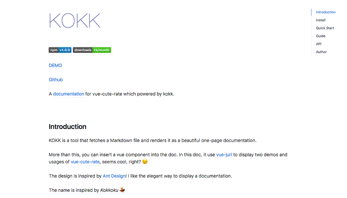Create a beautiful doc for your project. | by yilin lu | Medium