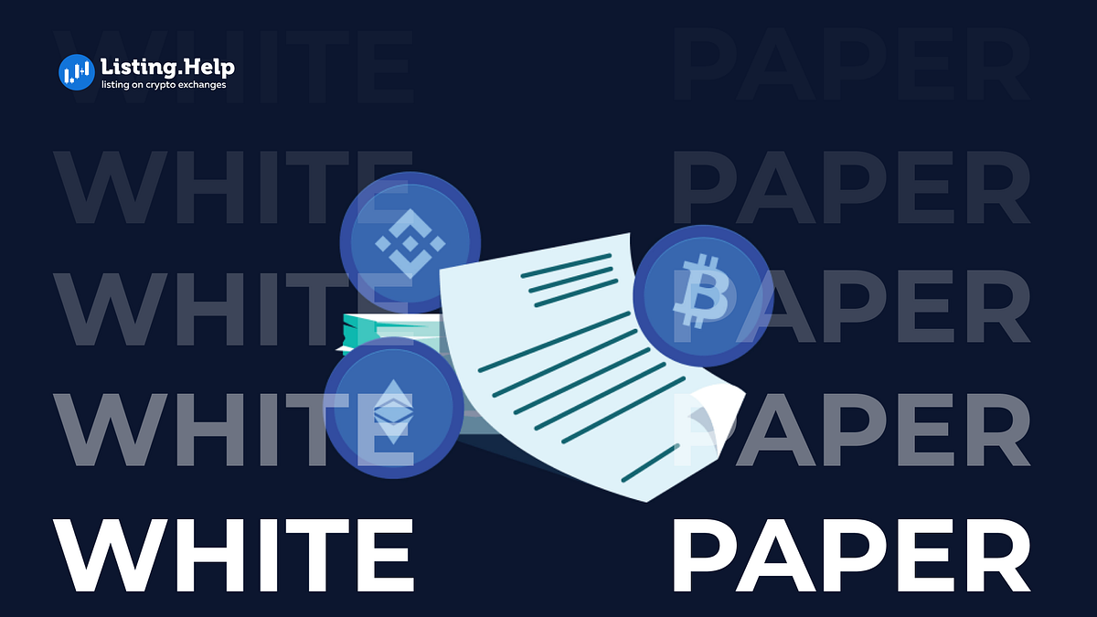 What Is a Crypto Whitepaper?. A whitepaper acts as a detailed guide… | by Walter Venin | The ...