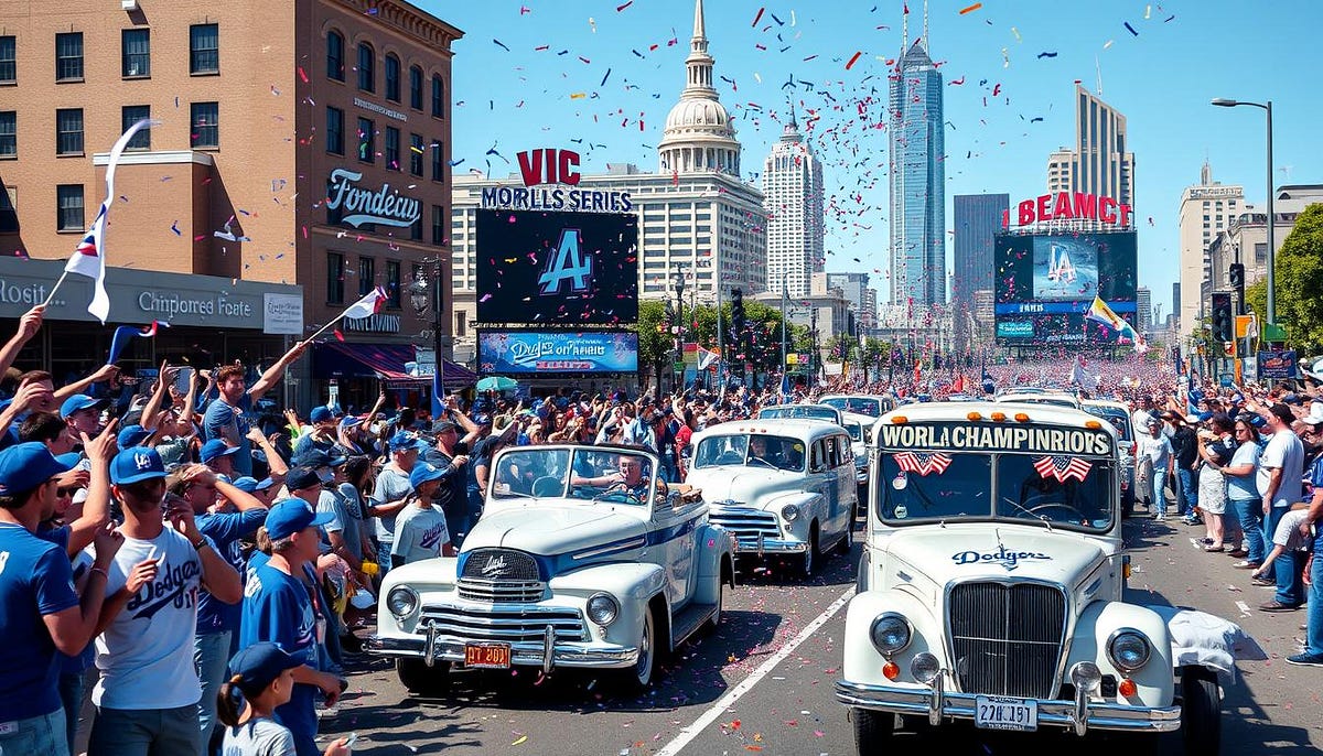 Dodger World Series victory parade | by Muhammad Umar Draz | Oct, 2024 ...