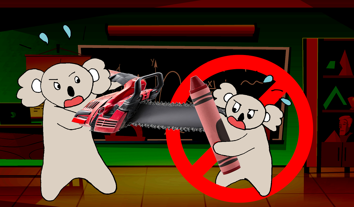 Kids With Chainsaws: Because Crayons are the Real Danger | by Philip S ...