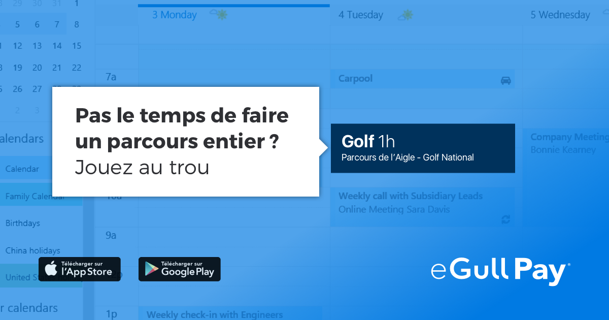 Jouez selon votre emploi du temps ! | by eGull Golf | Medium