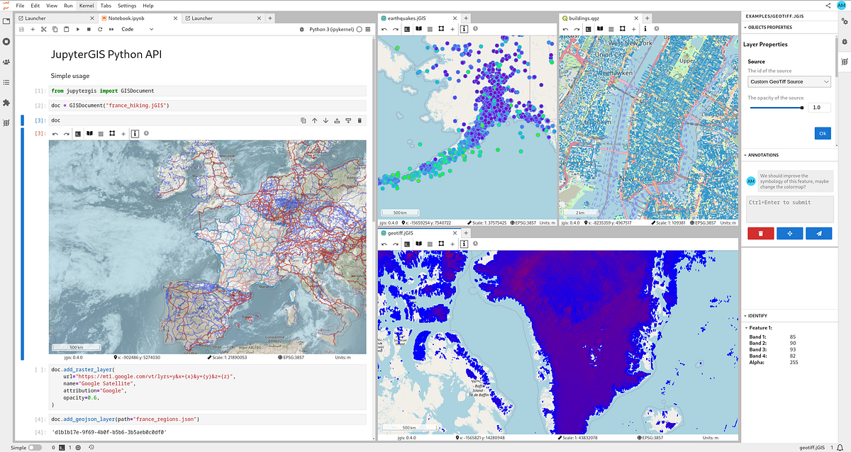 Collaborative editing for GIS workflows with Jupyter and QGIS | by ...