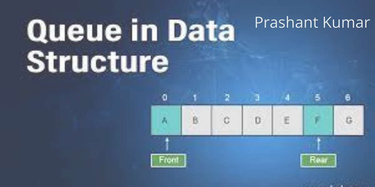 Queue Data Structure. In this article, we discuss queue data… | by Prashant kumar | Medium
