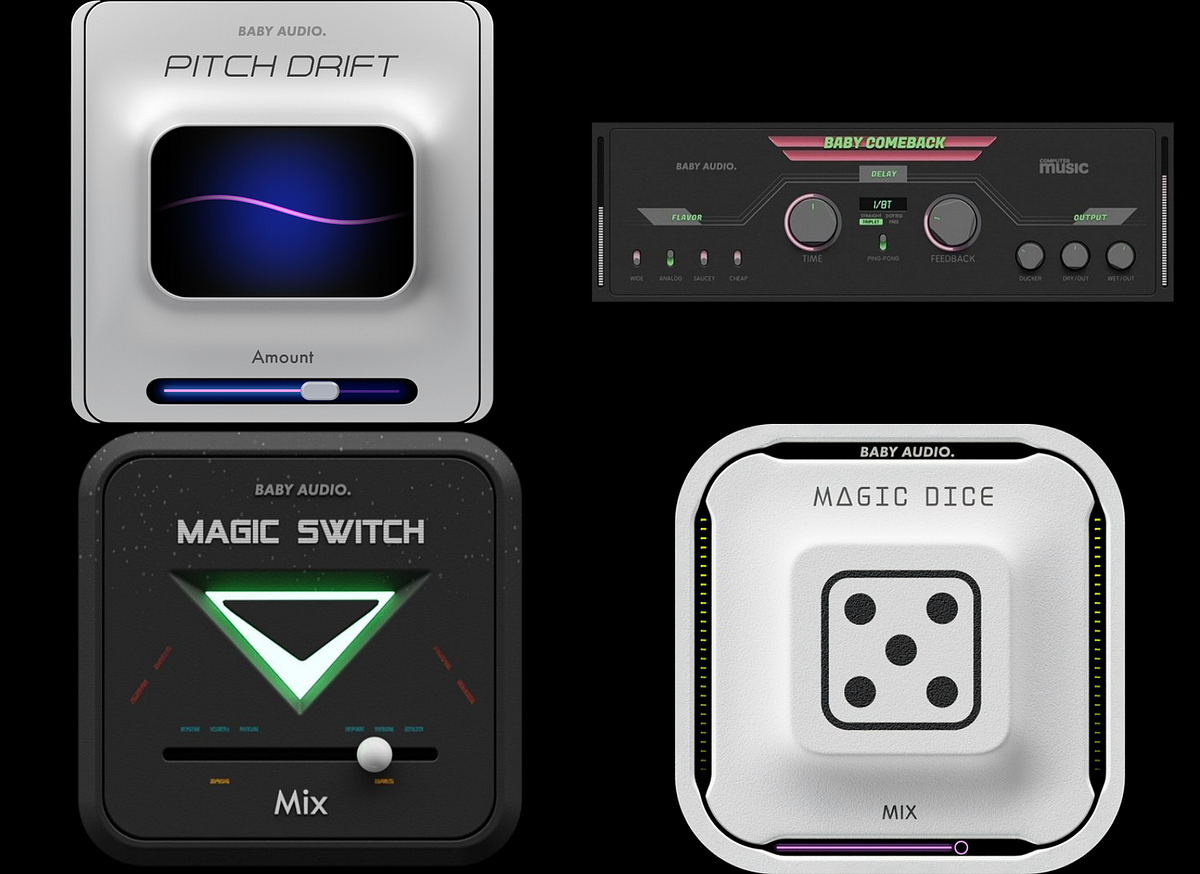Baby Audio Pitch Drift/Magic Dice / Super VHS / Baby Comback - 免費音源插件大 ...