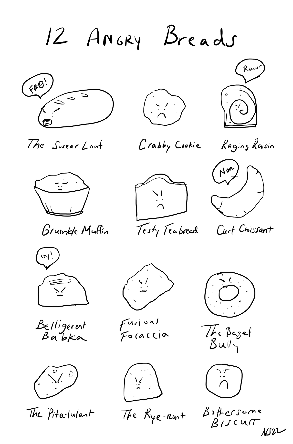 12 Angry Breads - The Belladonna Comedy