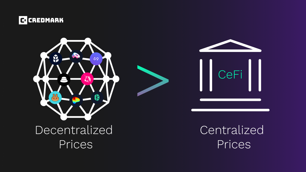 Decentralized Prices are Better than Centralized Prices | by Credmark | Credmark