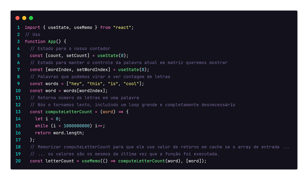 useMemo - Desenvolvedor Full Stack - Medium