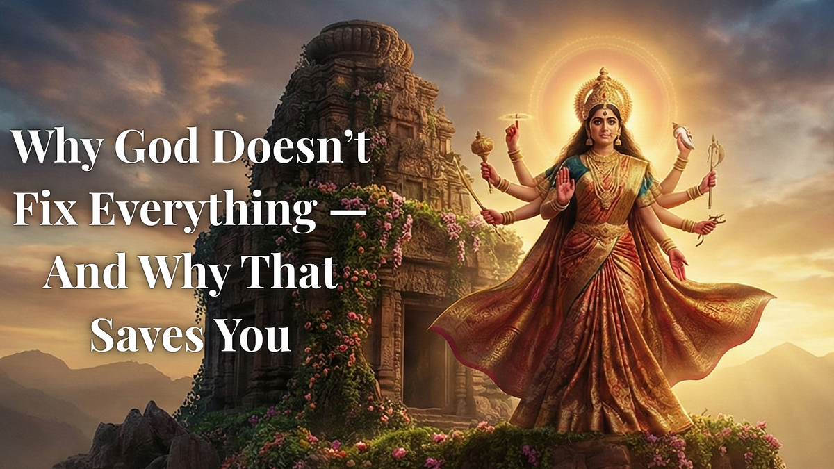 Why God Doesn’t Fix Everything — And Why That Saves You | by Dr ...