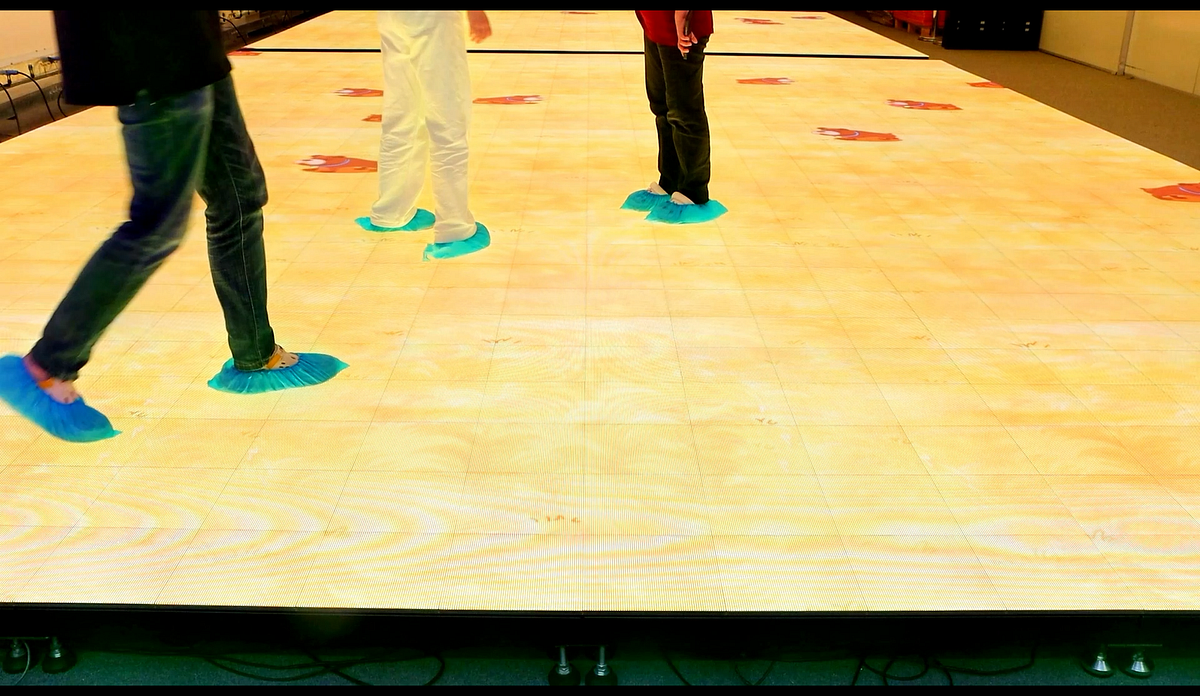 P3.91 Interactive LED floor screen - Jerry Liang - Medium