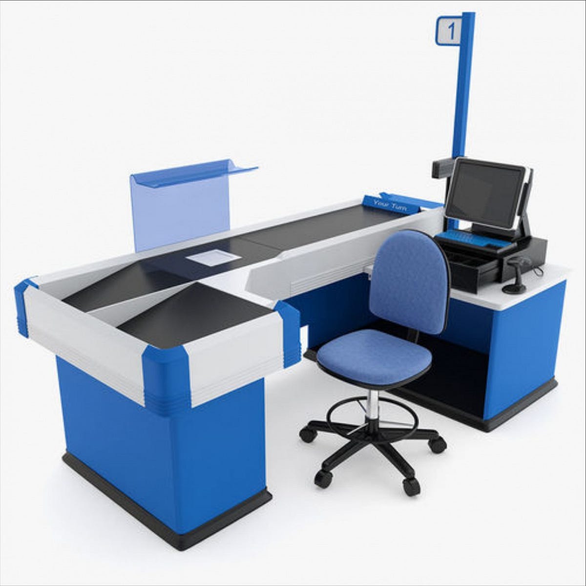 Efficient and Stylish Supermarket Cashier Counters | Find Your Custom ...