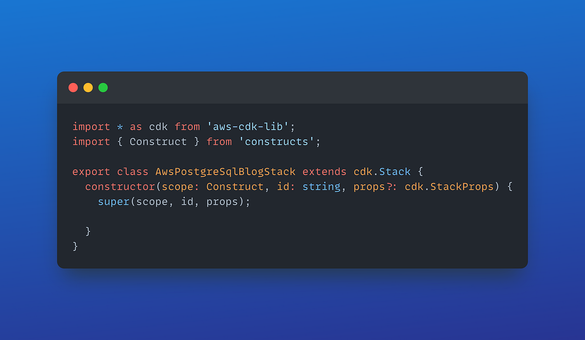 Creating a PostgreSQL database in the AWS CDK | by Lukas Michel | Medium