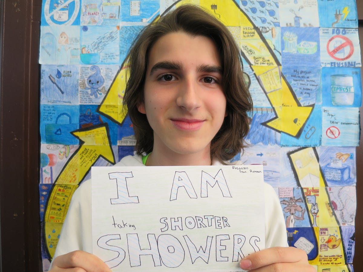 Shorter Showers. I am a student in the 8th grade. I… | by Francisco San ...