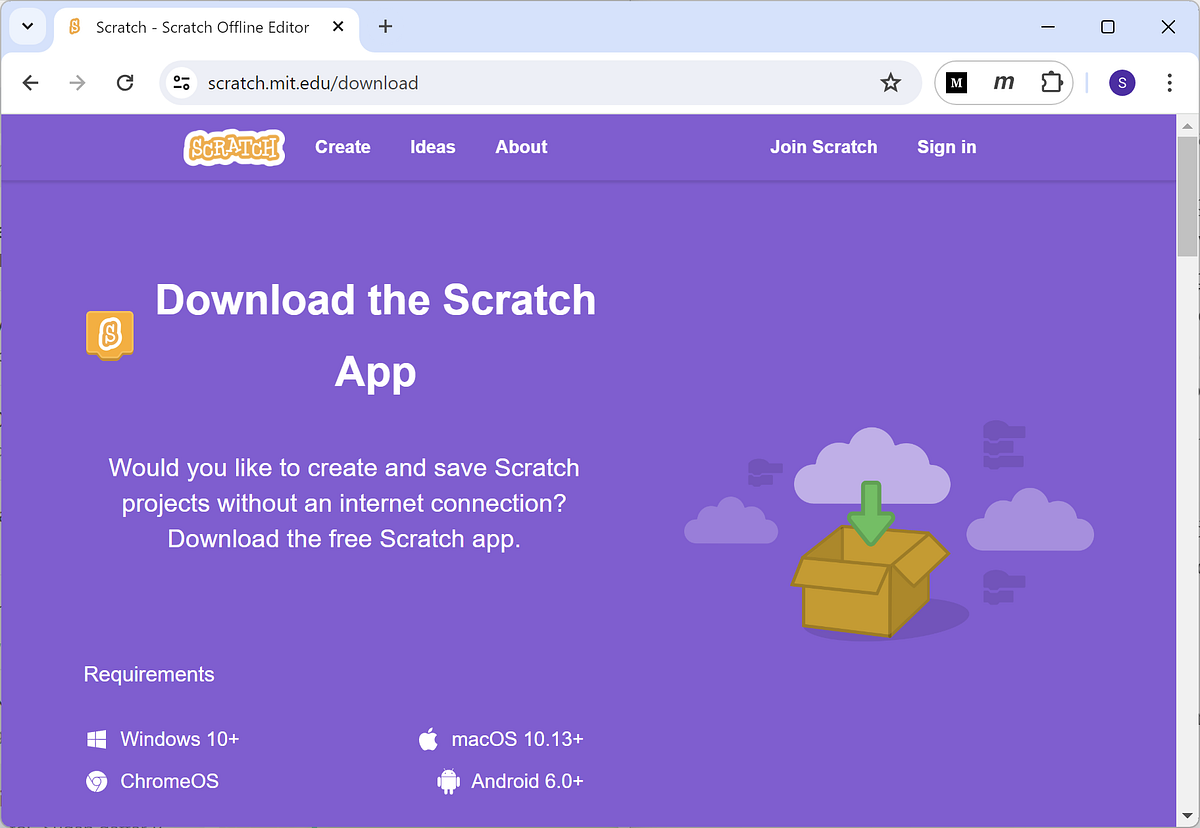 Install Scratch on Windows 11. Begin the journey on a visual… | by Sparisoma Viridi | Medium