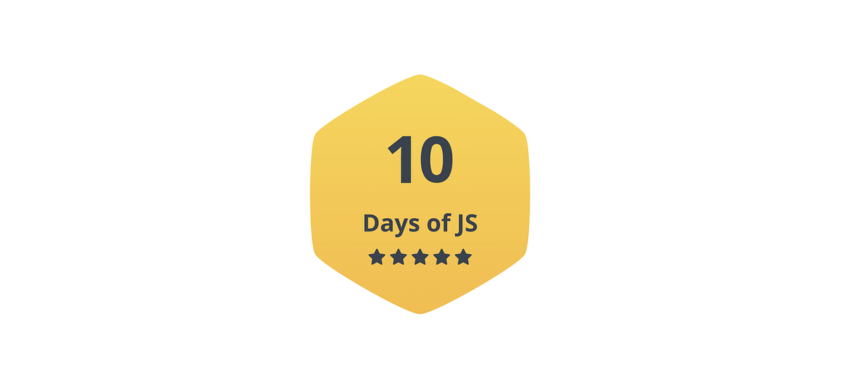 10 Days Of Javascript Hackerrank Problem Solving Related Interview