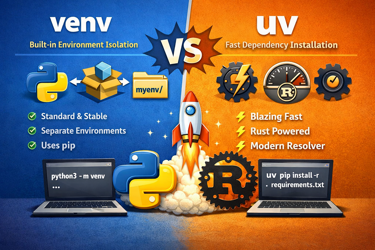 Understanding Python Virtual Environments: venv vs uv | by Ashutosh Batra | Dec, 2025 | Medium