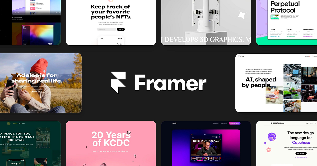 Framer: Unleashing your design potential. | by Adele Michael | Medium