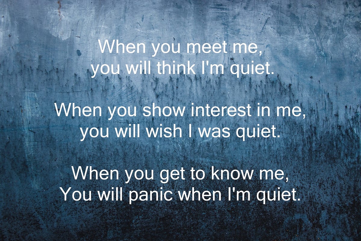 INFJ Silence - INFJ life - Medium