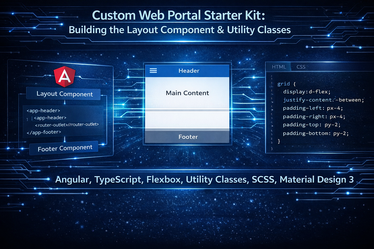 Custom Web Portal Starter Kit: Building the Layout Component & Utility ...