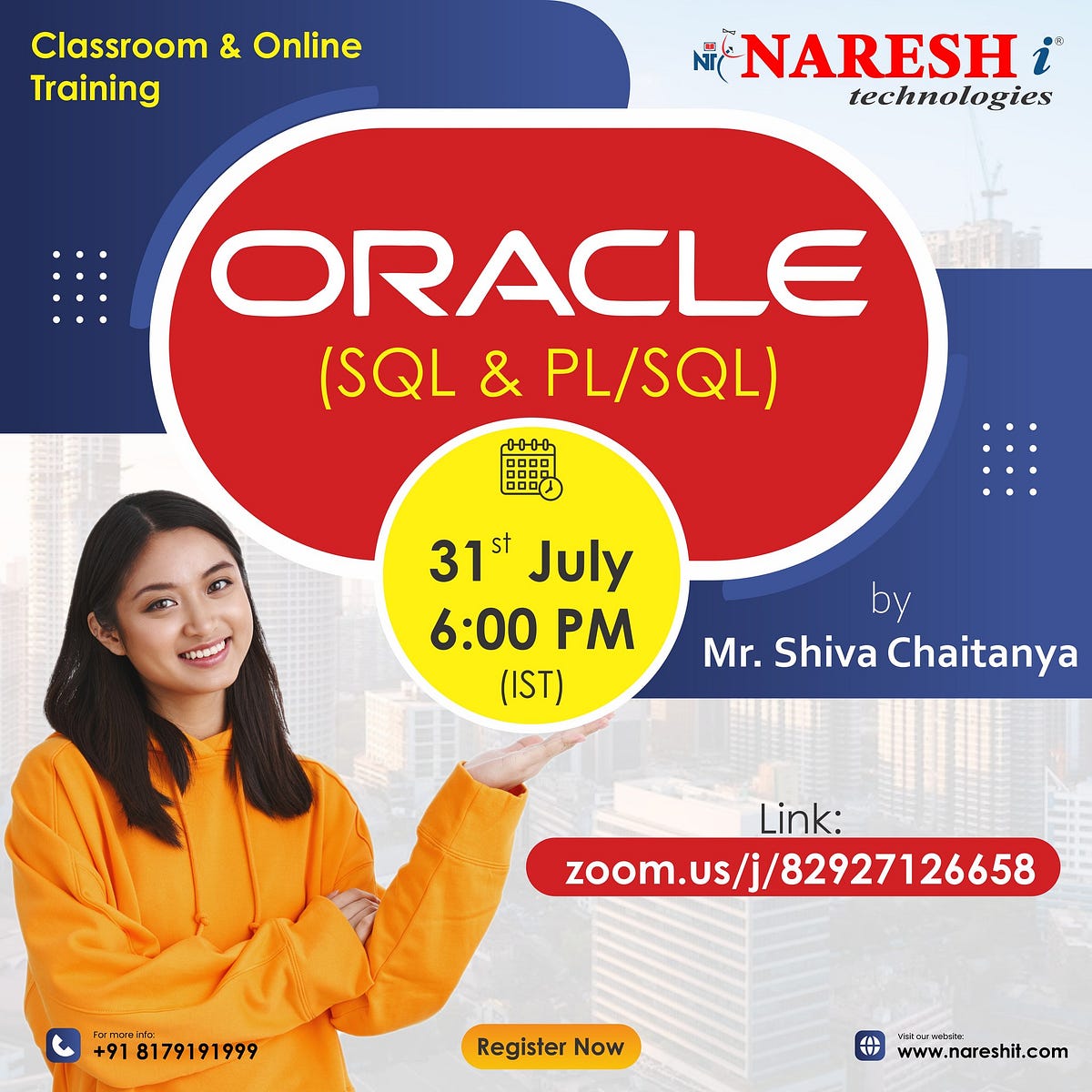 Oracle Online Training -Naresh IT - Avinash Nit - Medium