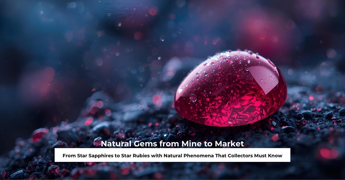 Magical Gems Trending in 2025. From Star Sapphires to Star Rubies with ...
