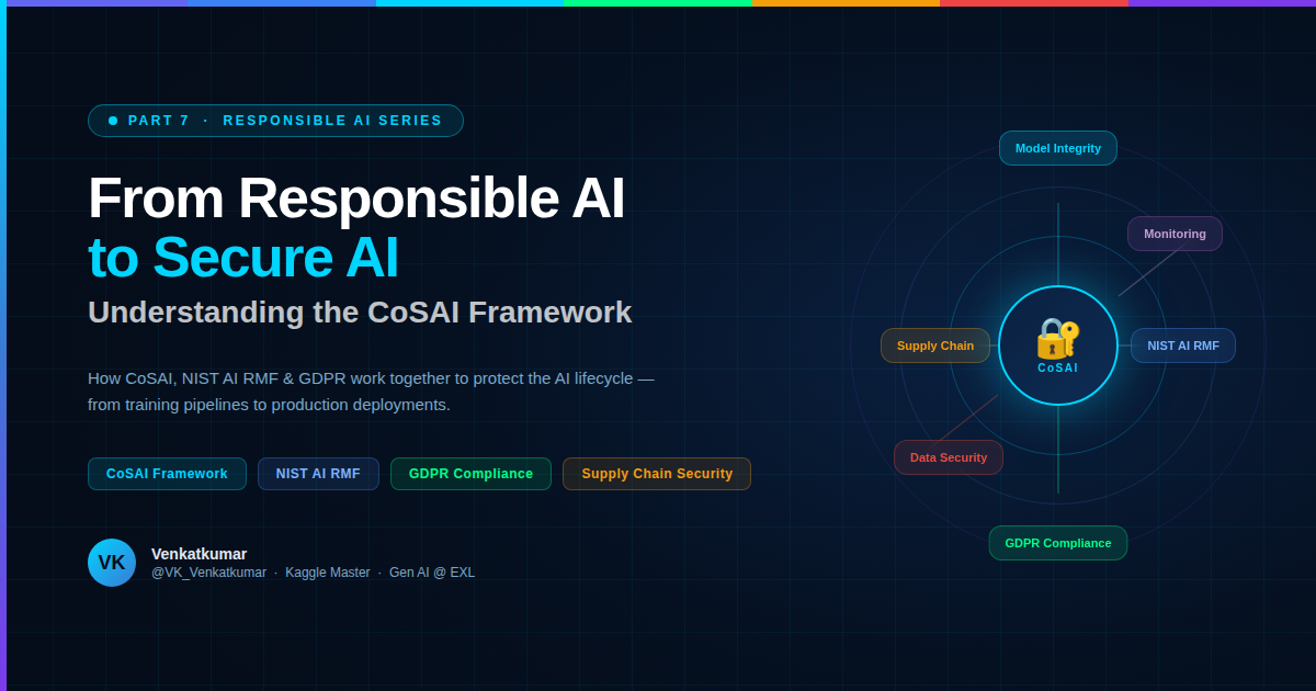 🔐 From Responsible AI to Secure AI: Understanding the CoSAI Framework ...