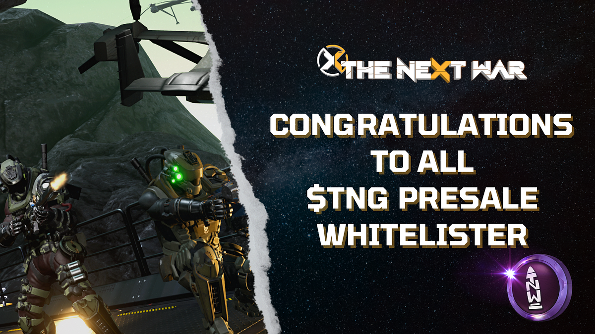 TNG Token Presale — Whitelist. Congratulations, #Whitelister! | by The ...