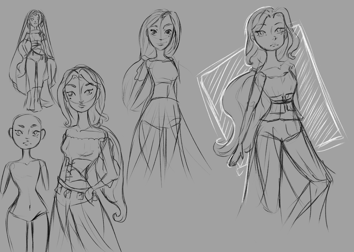 Character style exploration. Today I decided to do some style… | by ...