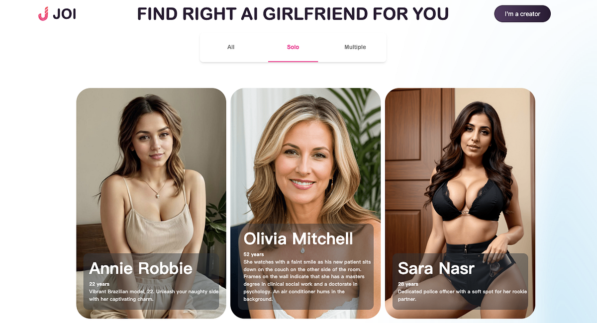 JOI AI: The Best AI Girlfriend with NSFW Chat in 2024 | by AnnieRobbie | Medium