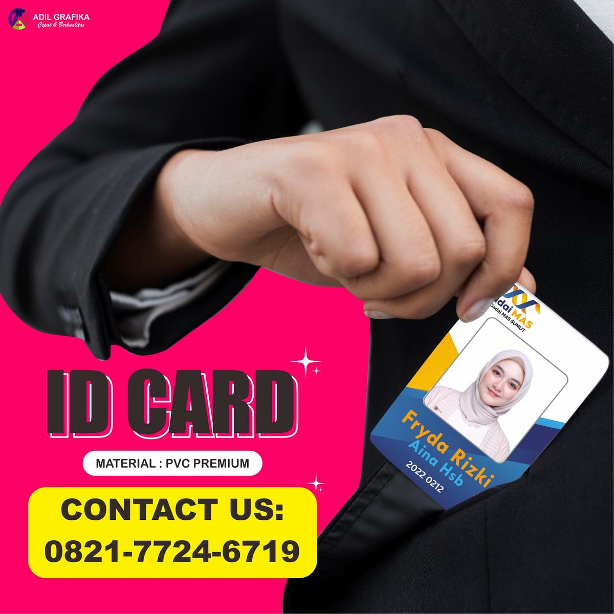 Jual Id Card Di Medan TERMURAH !! , WA 0821–7724–6719 | by Adil Grafika ...