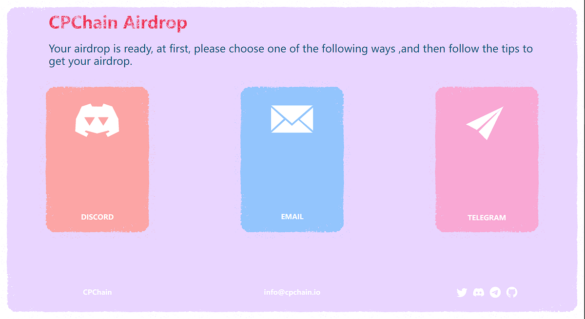 Airdrop FAQ. CPChain launched airdrop in December… | by Chengt | CPChain Tech | Medium