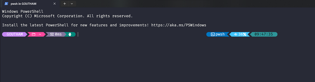 How to remove annoying startup prompt in Windows Terminal | by Goutham | Medium