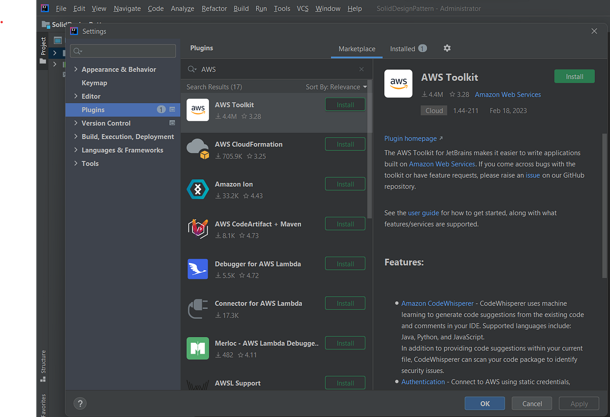AWS In Intellij IDE. Let's set up our IntelliJ IDE to work… | by Ashok ...
