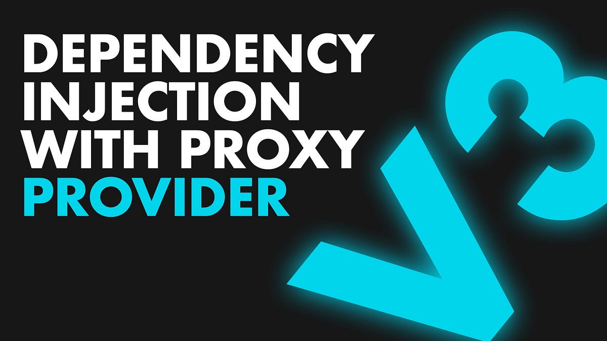 Dependency Injection In Flutter Using Proxyprovider By Dane Mackier Flutter Community Medium