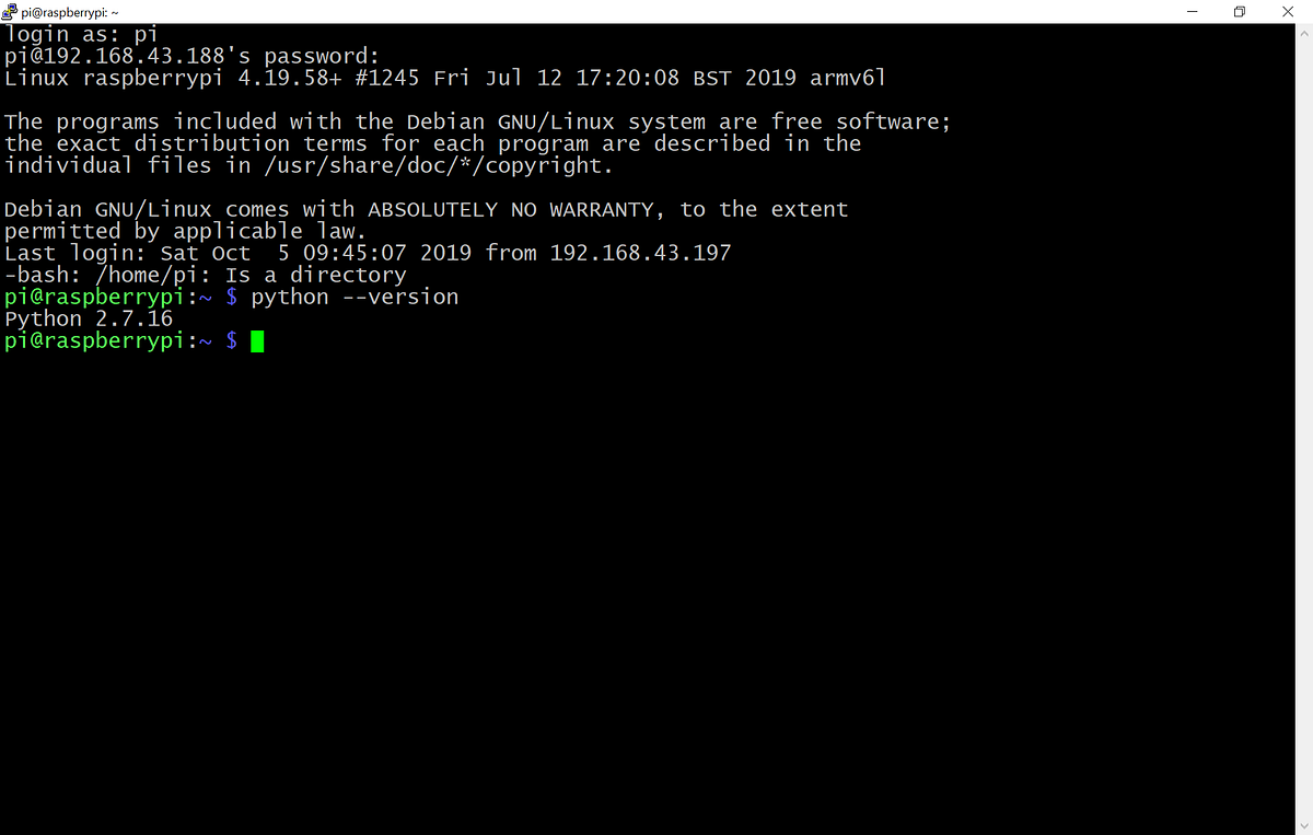 Raspberry pi and Python 2 to 3. การตั้งค่าของ raspberry pi… | by mrc ...