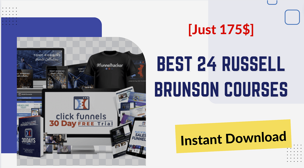 [Bundle] Best 24 Russell Brunson Courses — Business | Sales | Marketing ...