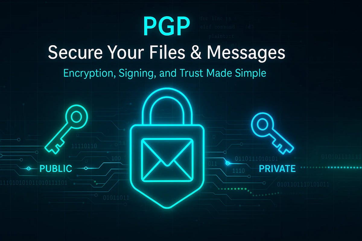 Understanding PGP (Pretty Good Privacy) | by Aditya Ramaswamy | Medium