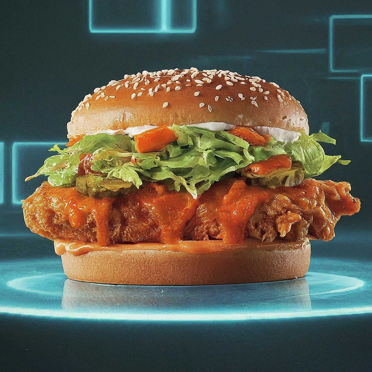Burger King Original chicken sandwich - HASSAN KHAN - Medium