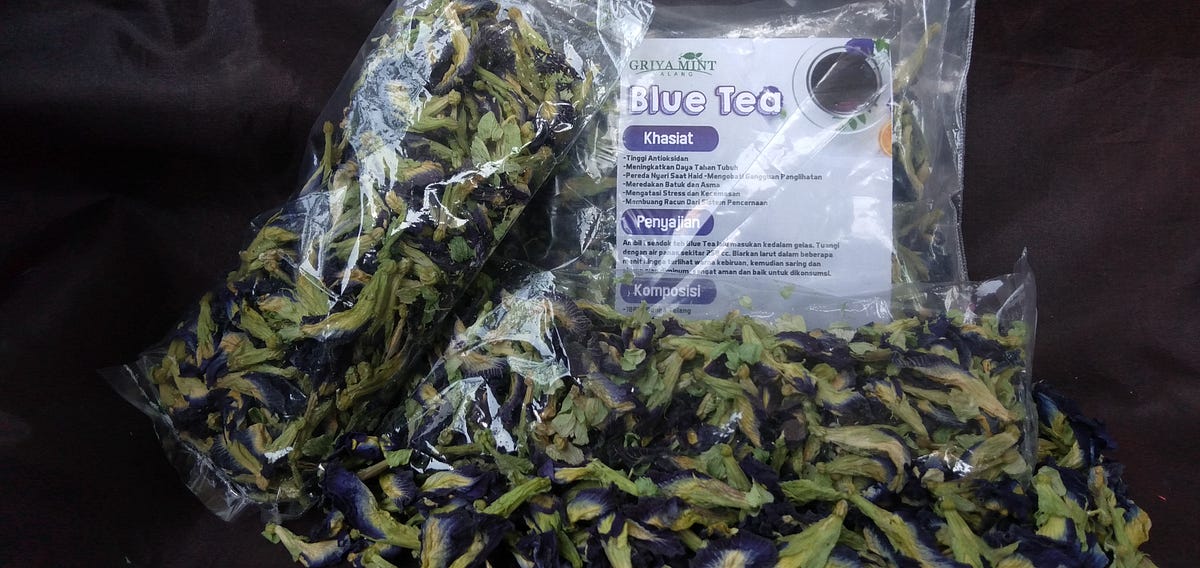 Bunga telang atau bluetea merupakan tumbuhan liana dengan bunga ...