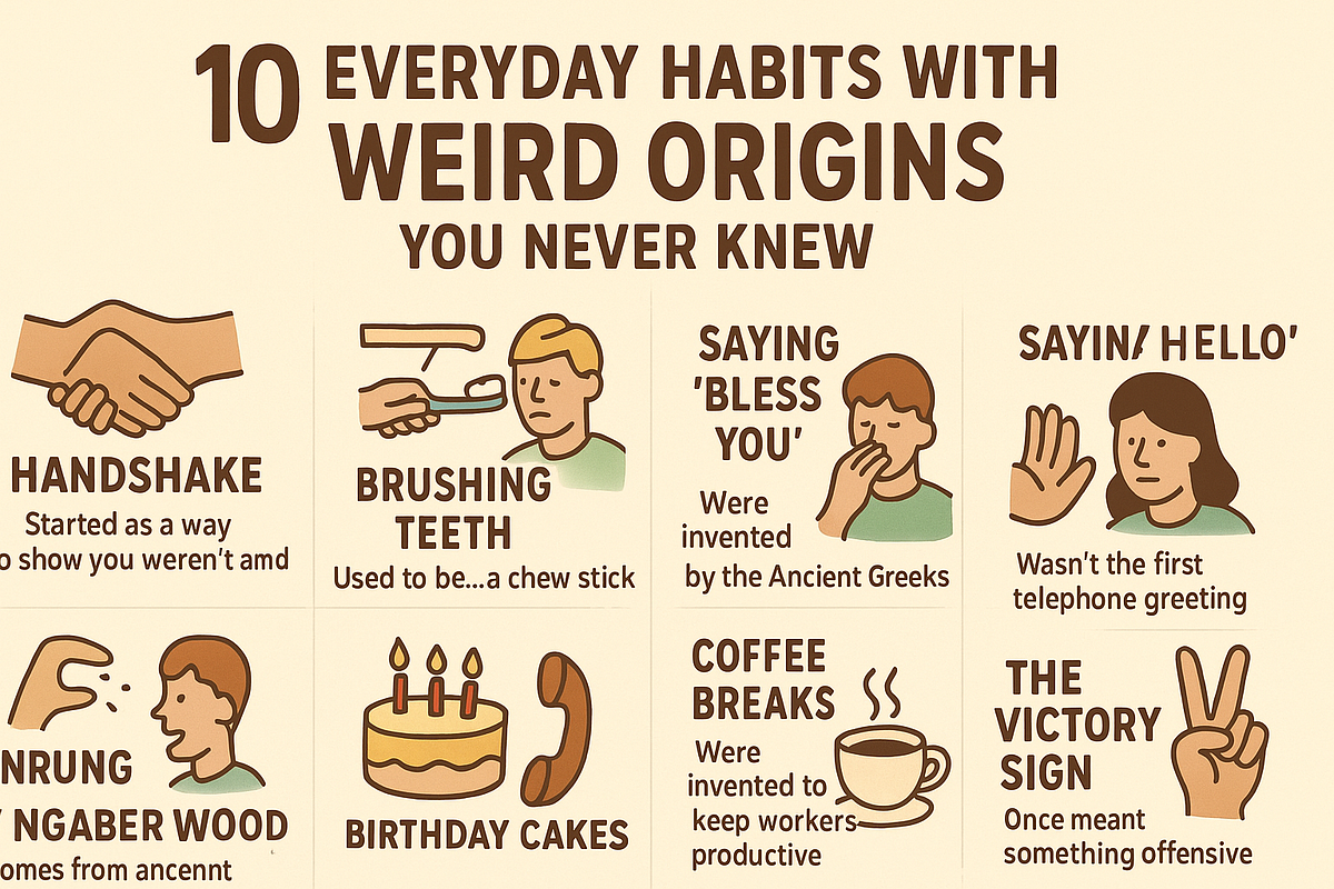 10 Everyday Habits with Weird Origins You Never Knew | by Anna Johnson ...