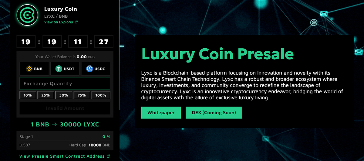 Luxury Coin: Pioneering a New Era of Cryptocurrency with Its Unique ...