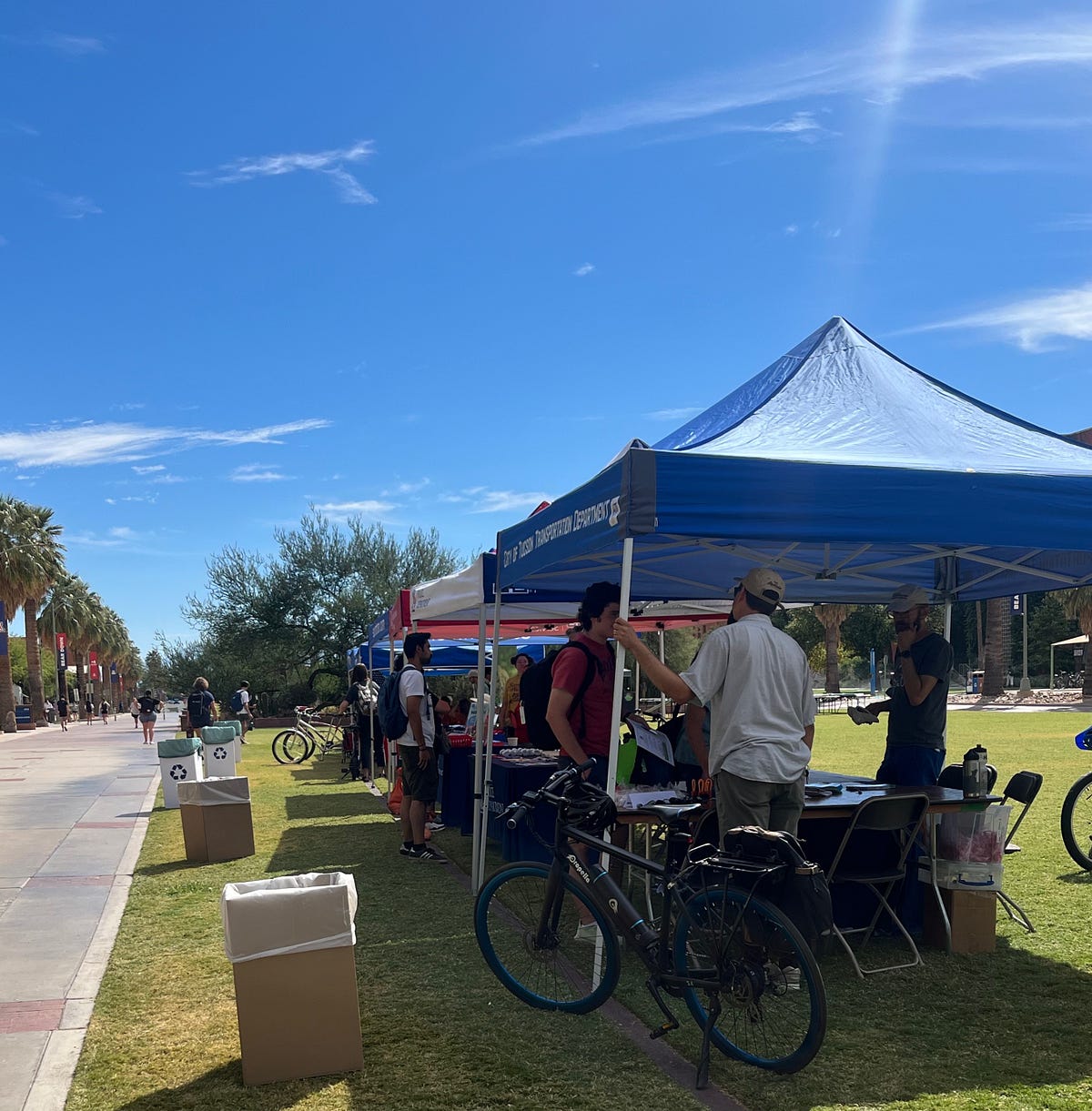 Car Free Day parks on UA Mall. TUCSON, Ariz., — On Sept. 22, 2023 14 ...